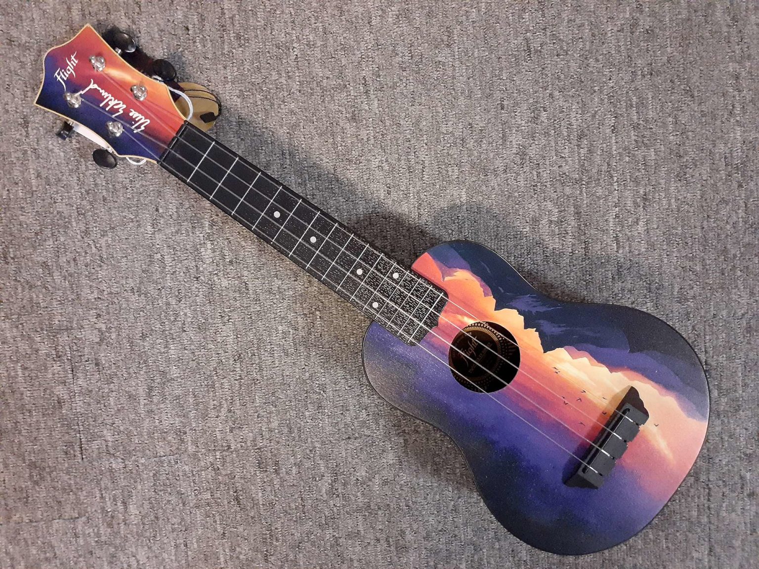Flight Ukulele - SUNSET Elise Ecklund Signature Travel Soprano Ukulele ...
