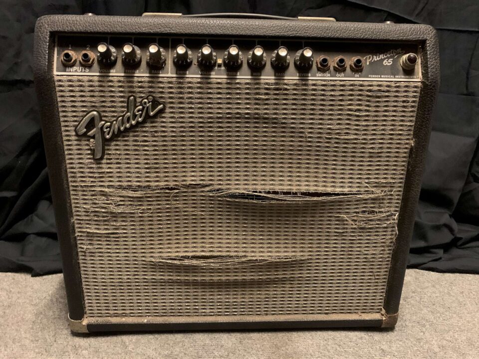 Fender Princeton 65 solid state amp - late 90's (Second Hand) - Music ...