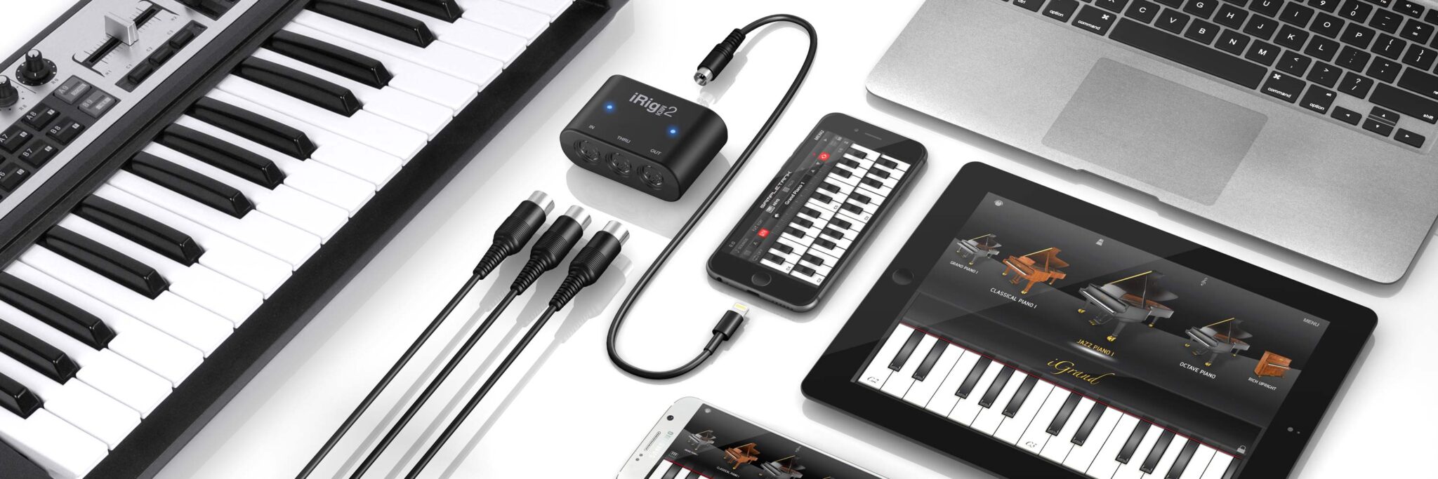 iRig MIDI 2 - Universal MIDI interface for iPhone/iPod touch/iPad and ...